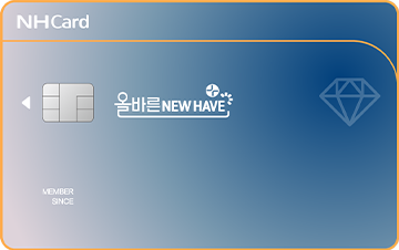 네이버 신용카드 정보: NH농협 올바른NEW HAVE+ 카드